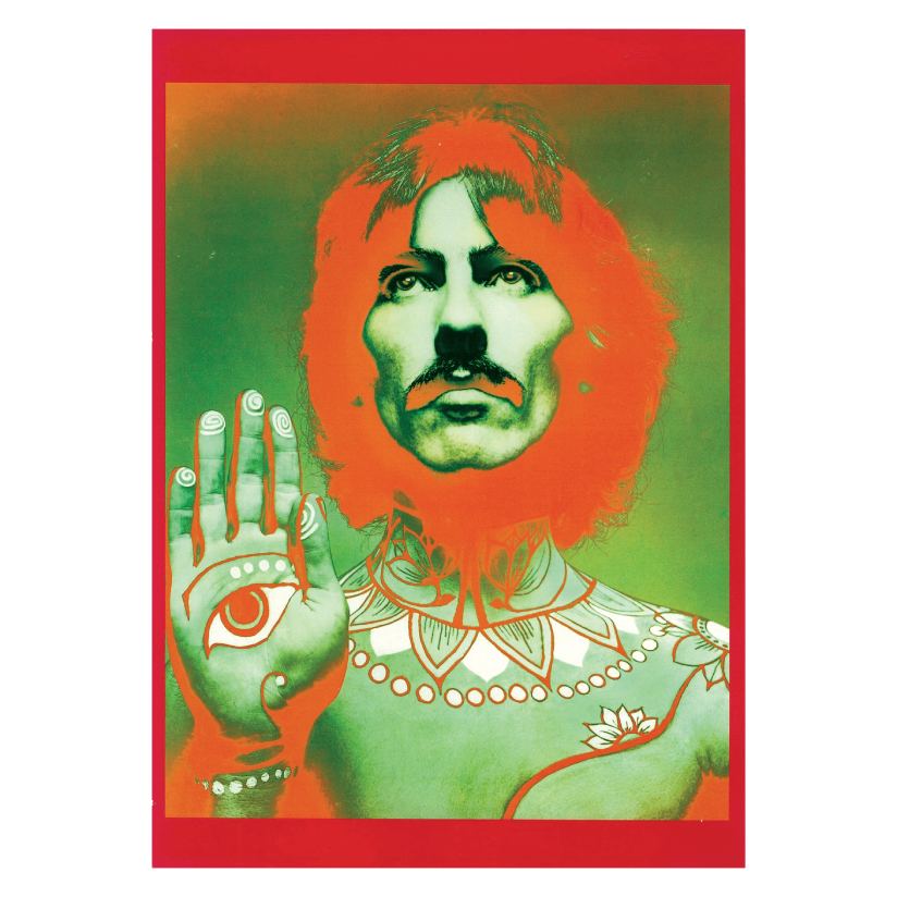 George Harrison Psychedelic Poster - Retro Progression George Harrison Psychedelic Poster - Retro Progression
