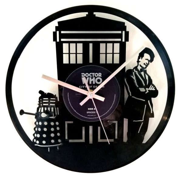 Batman Joker Vinyl Clock Retro Progression